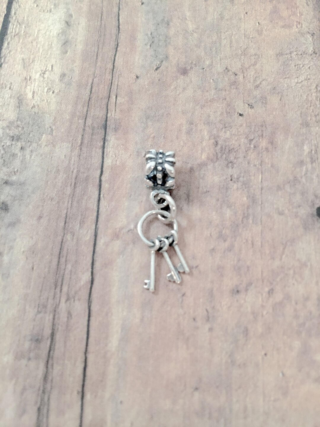 Sterling Silver Keys Pendant: House Jewelry, Real Estate Agent Charm - Etsy