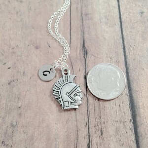 Trojan Initial Necklace - Trojan Jewelry, Spartan Jewelry, Gladiator ...