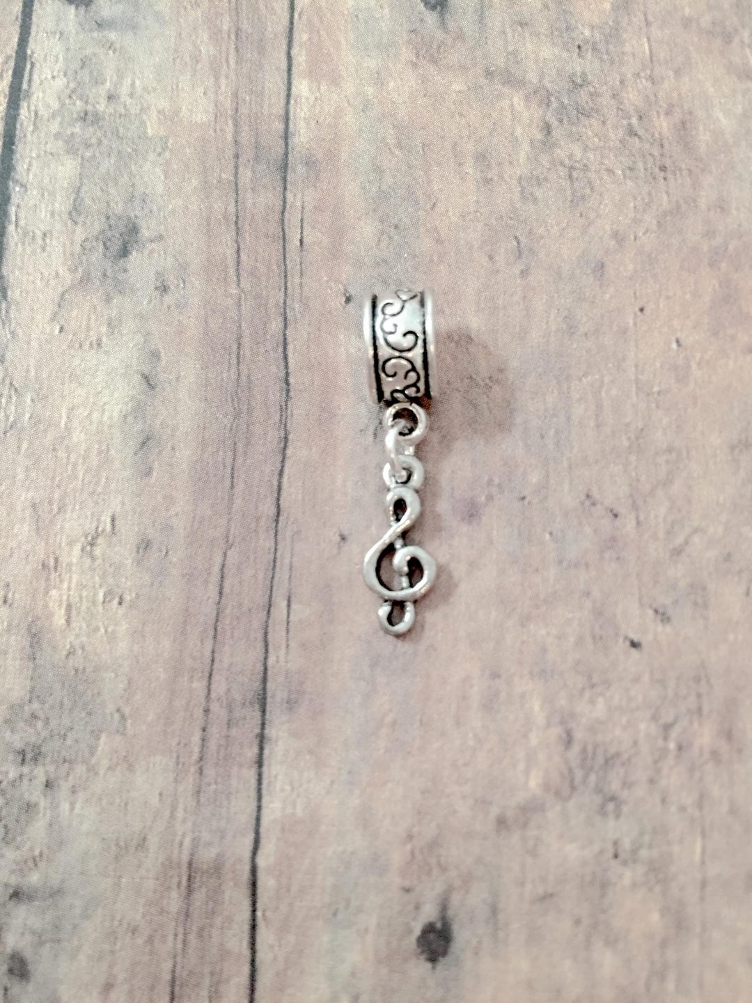 Tiny Treble Clef Pendant: Music Jewelry Charm - Etsy