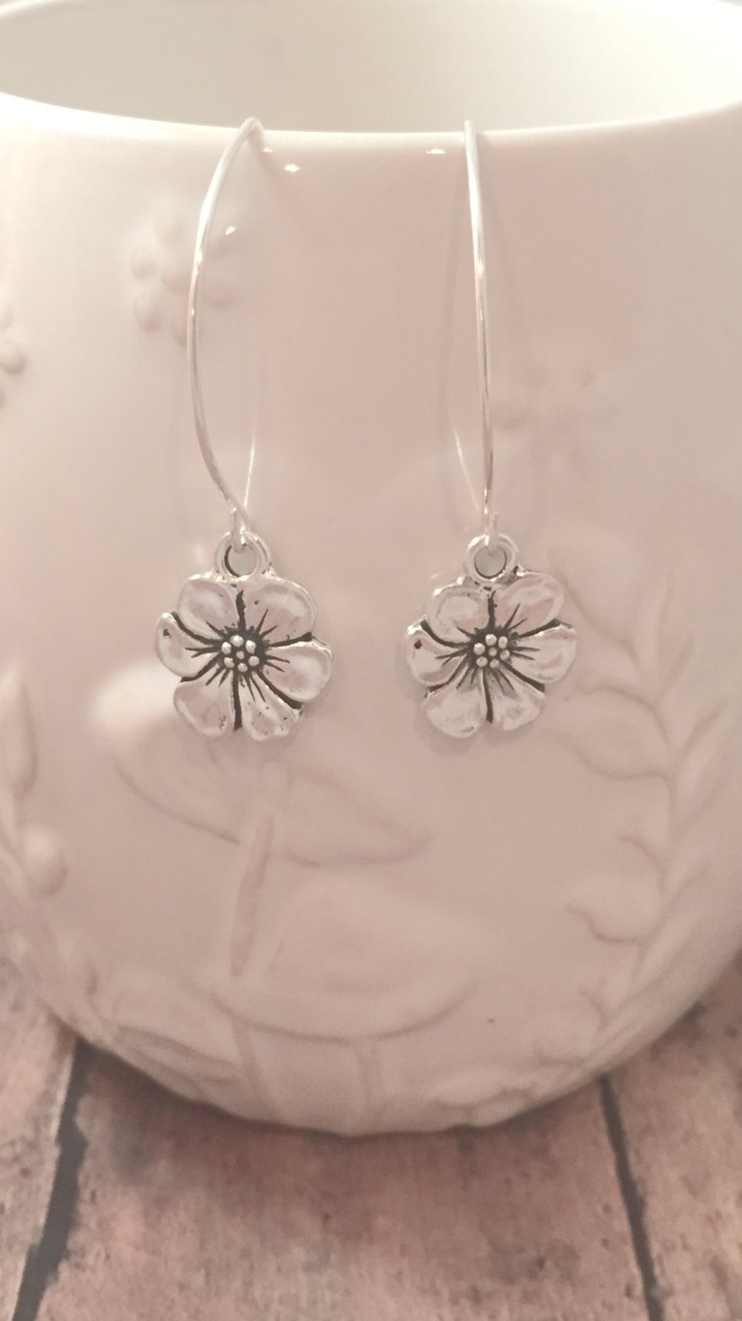 Apple Blossom Earrings - Apple Blossom Jewelry, Arkansas Jewelry, Apple ...