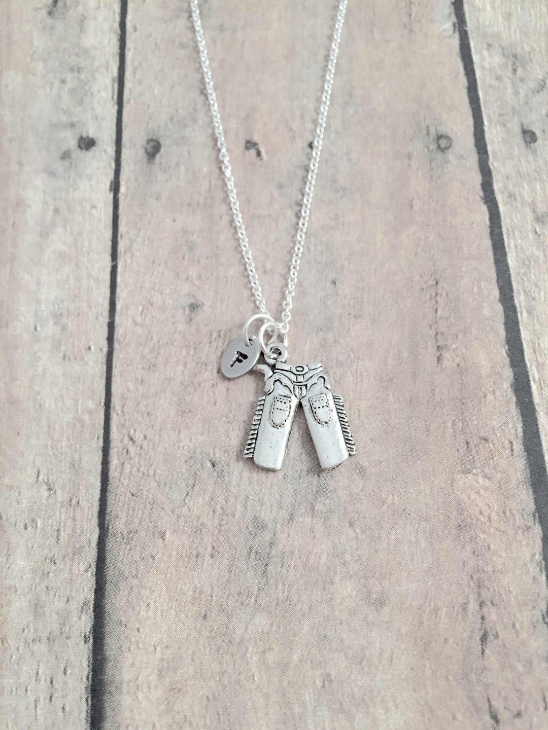 Chaps Initial Necklace - Chaps Jewelry, Cowboy Jewelry, Rodeo Jewelry ...