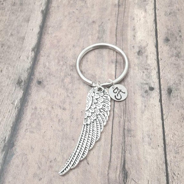Angel Wing Key Chain - Etsy