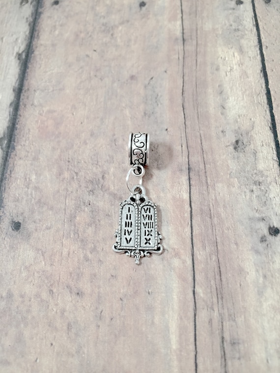 Ten Commandments Pendant 1 Piece Silver Ten Commandments - Etsy