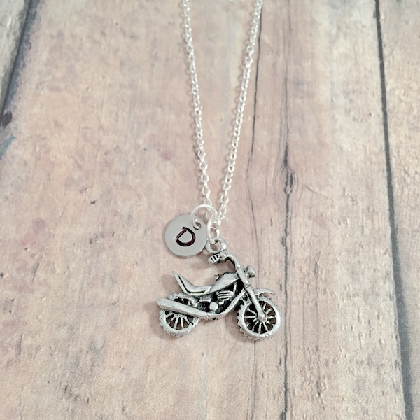 Motorcycle Necklace - Etsy