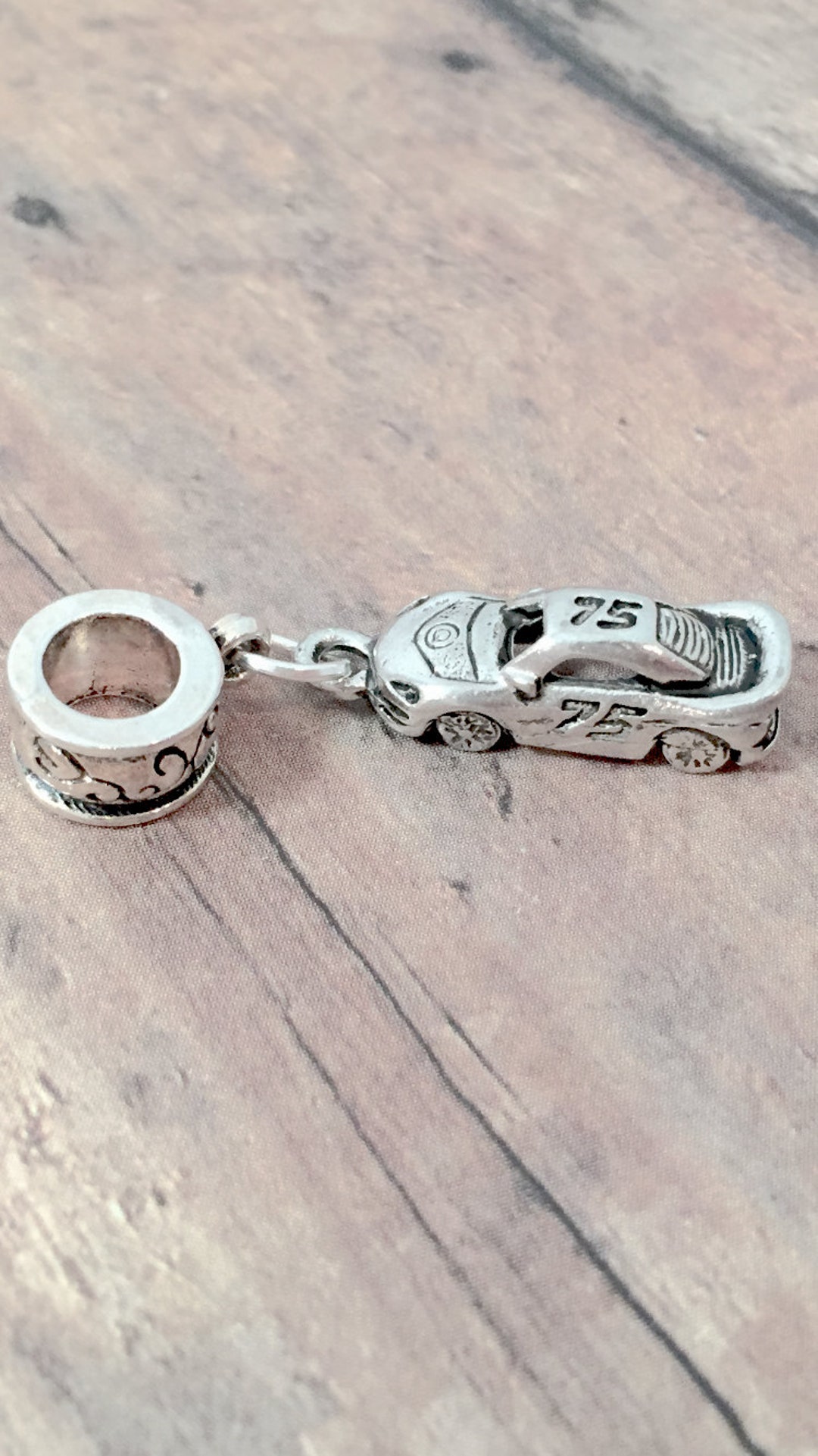 Race Car Pendant (1 Piece) - Race Car Jewelry, Car Racing Jewelry, Race ...
