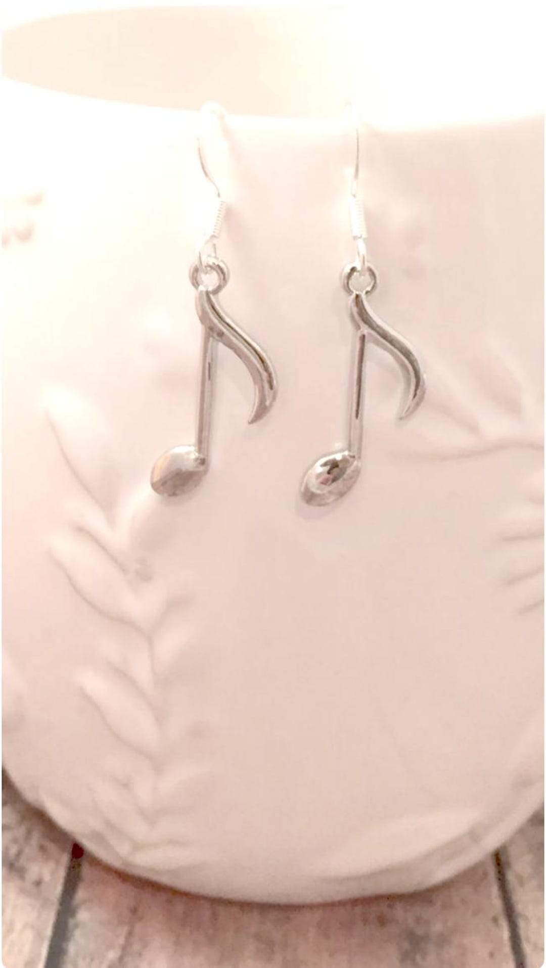 Music Note Earrings - Music Note Jewelry, Music Jewelry, Band Jewelry ...
