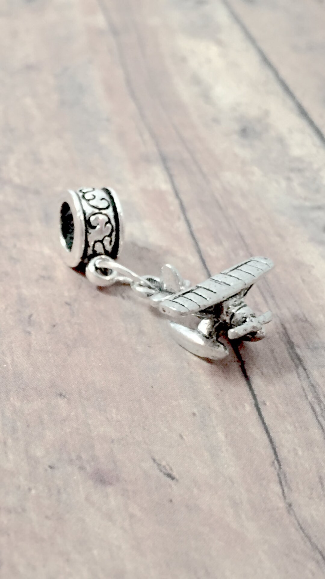 Seaplane Pendant (1 Piece) - Silver Seaplane Charm, Puddle Jumper Charm ...