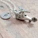 Helicopter Initial Necklace - Helicopter Jewelry, Military Jewelry ...