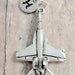 Fighter Jet Initial Necklace Fighter Jet Jewelry, Military Jewelry ...
