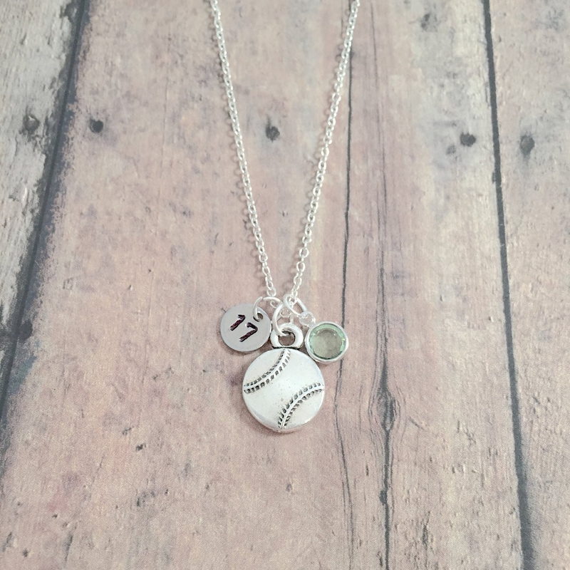 Softball Necklace - Etsy