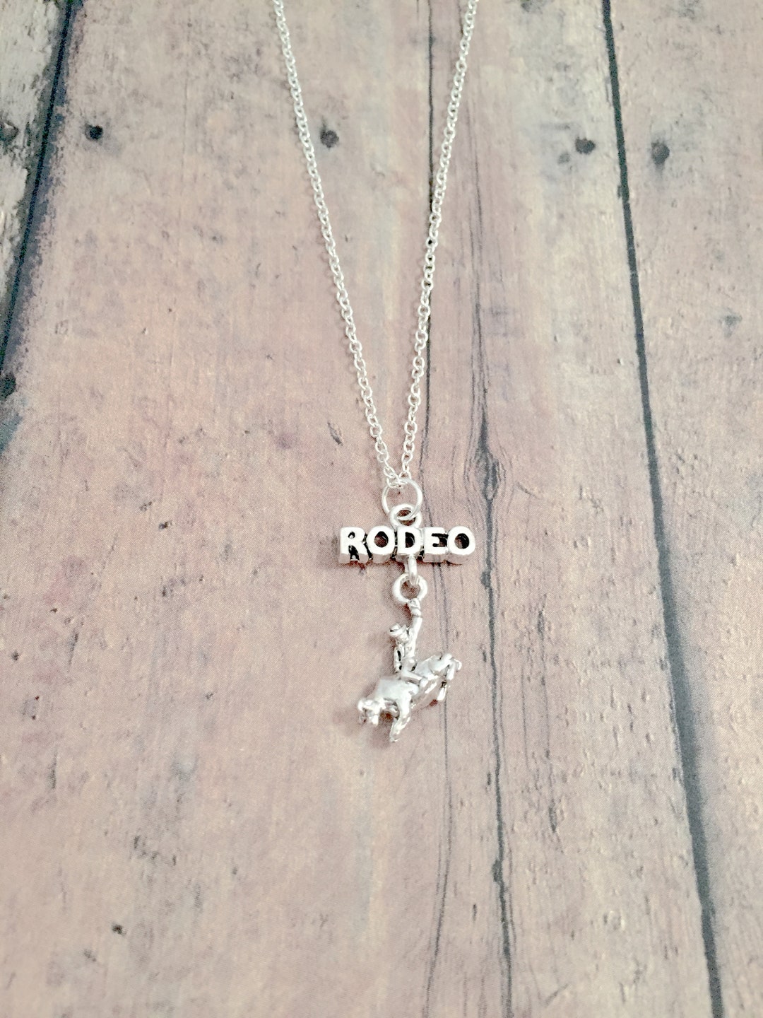 Rodeo Necklace - Rodeo Jewelry, Horse Riding Jewelry, Western Jewelry ...