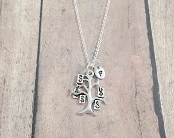 Money Tree Necklace - Etsy