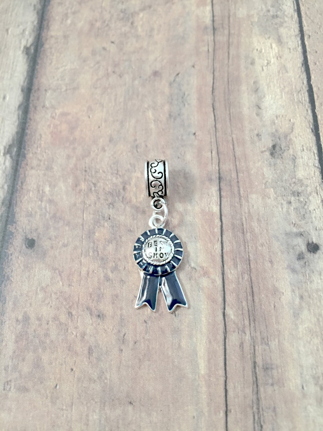 Best in Show Pendant 1 Piece Best in Show Charm, Blue Ribbon Charm ...