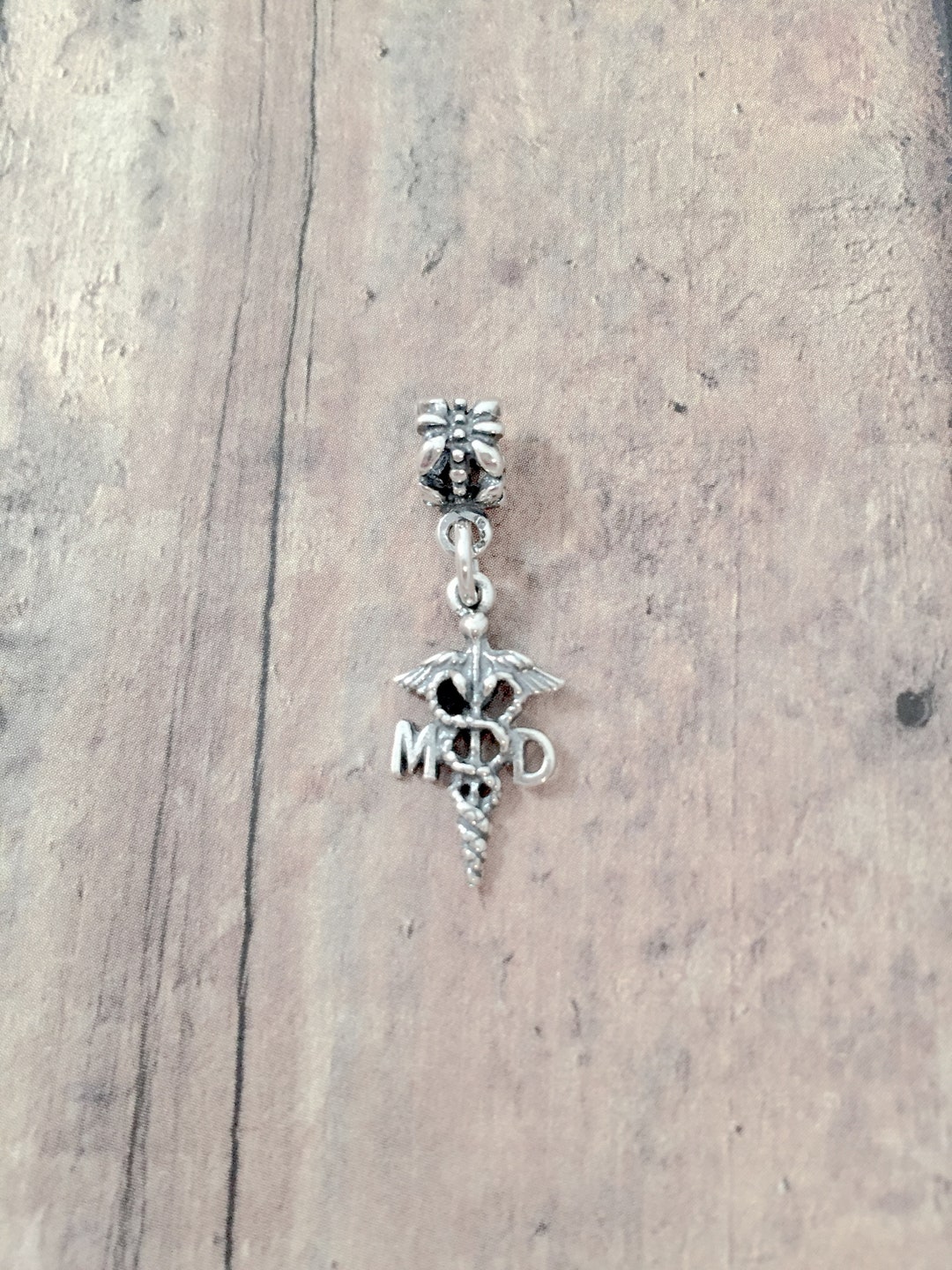 MD Caduceus Pendant (sterling Silver) - Silver Caduceus Pendant ...