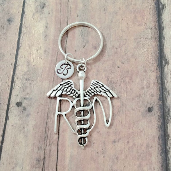 Rn Keychain - Etsy