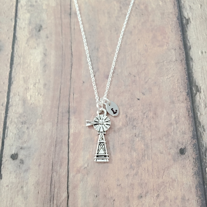 Windmill Necklace Charm - Etsy