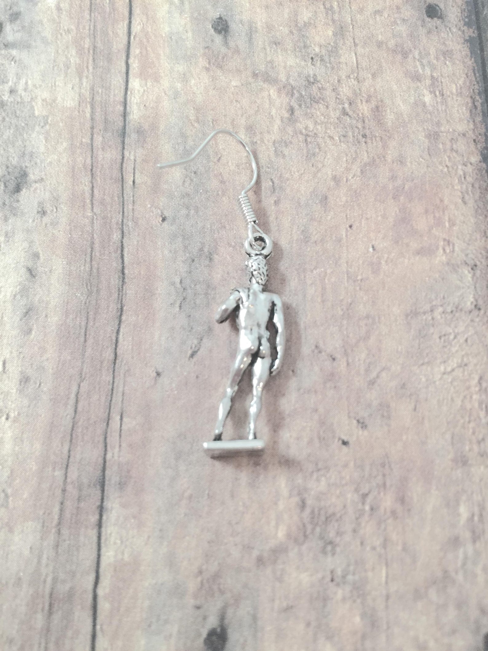 Statue of David Earrings: Museum Jewelry, Italy Art Earrings - Etsy