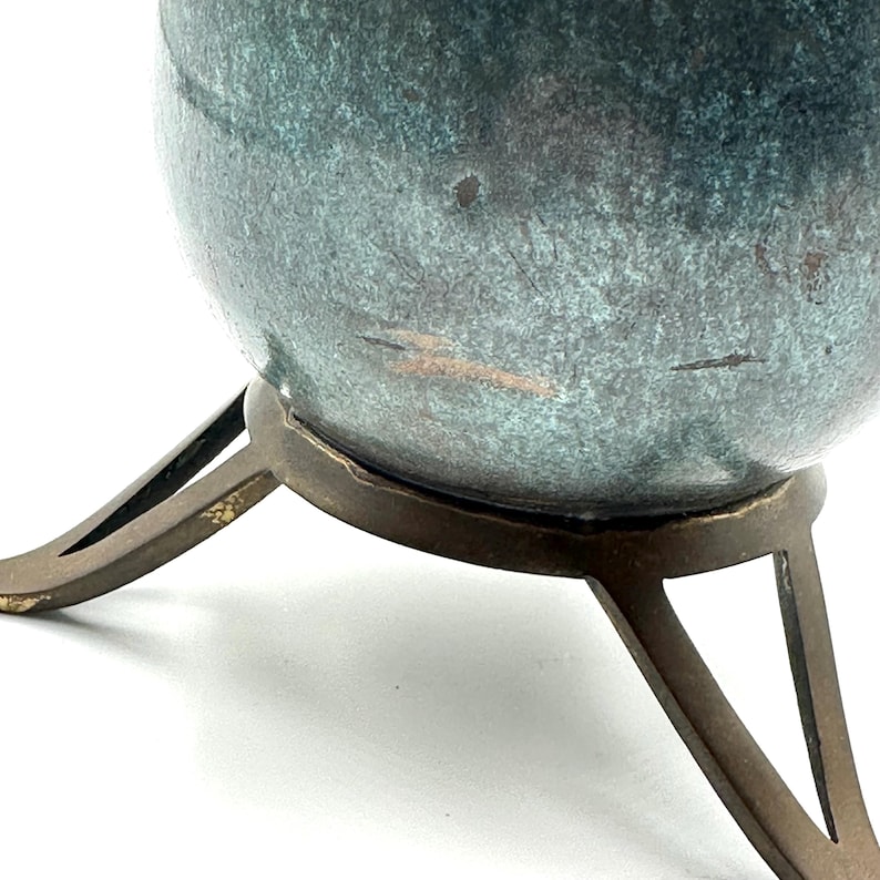 Pal-bell Israel Mid Century Modern Brass Pitcher – Patinated Metal Ewer ...