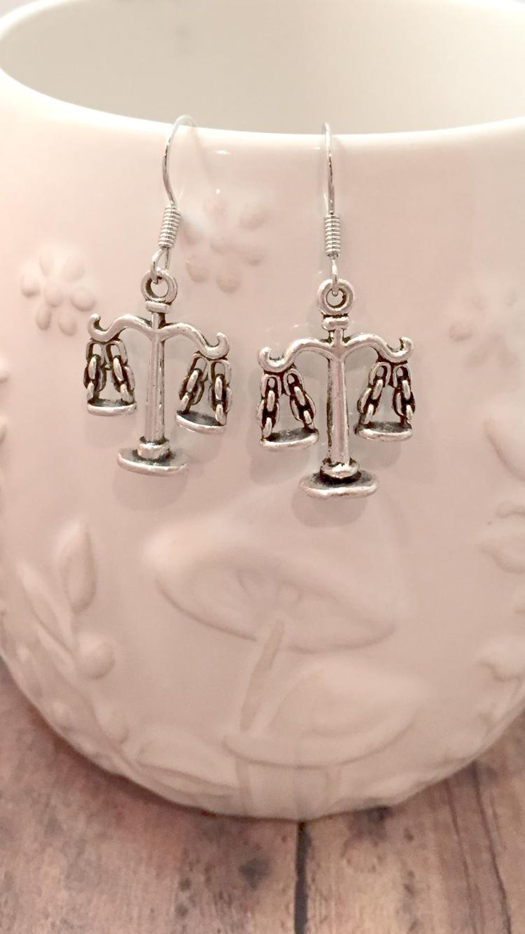 Scales of Justice Earrings: Law Student Jewelry, Judge Earrings - Etsy