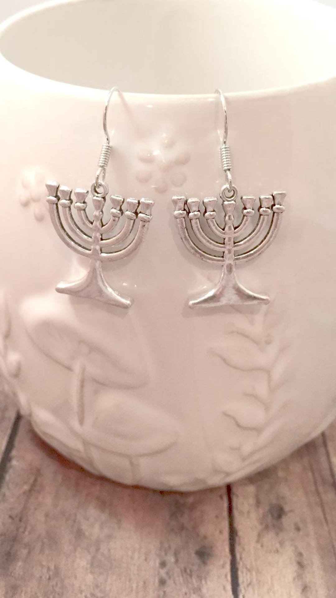 Menorah Earrings - Menorah Jewelry, Religious Jewelry, Judaic Jewelry ...