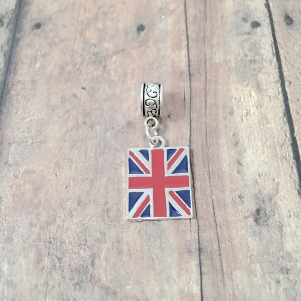 British Flag Charm - Etsy