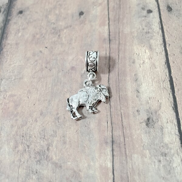 Bison Charm - Etsy