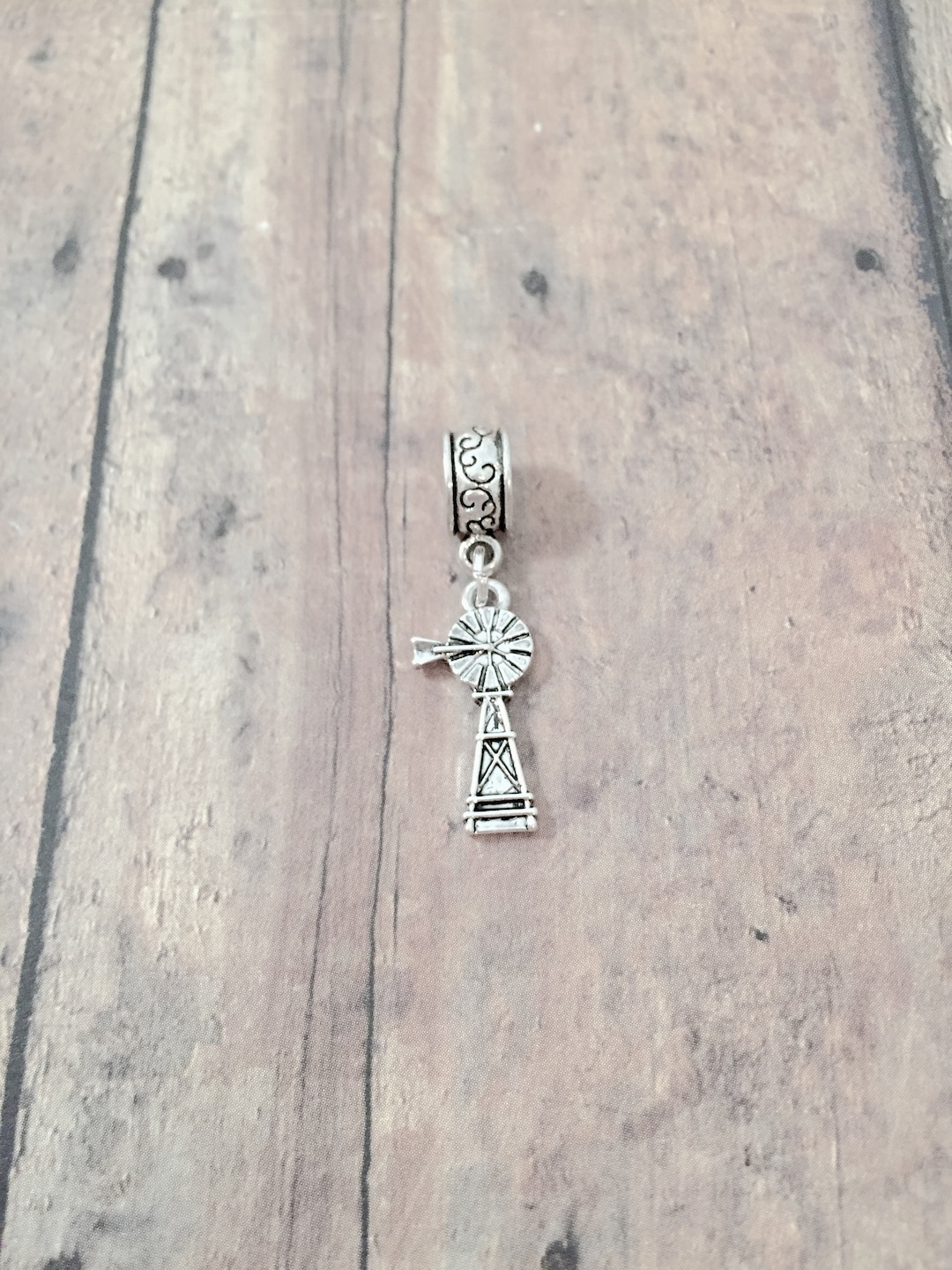 Farm Windmill Pendant 1 Piece Silver Farm Windmill Charm, Windpump ...