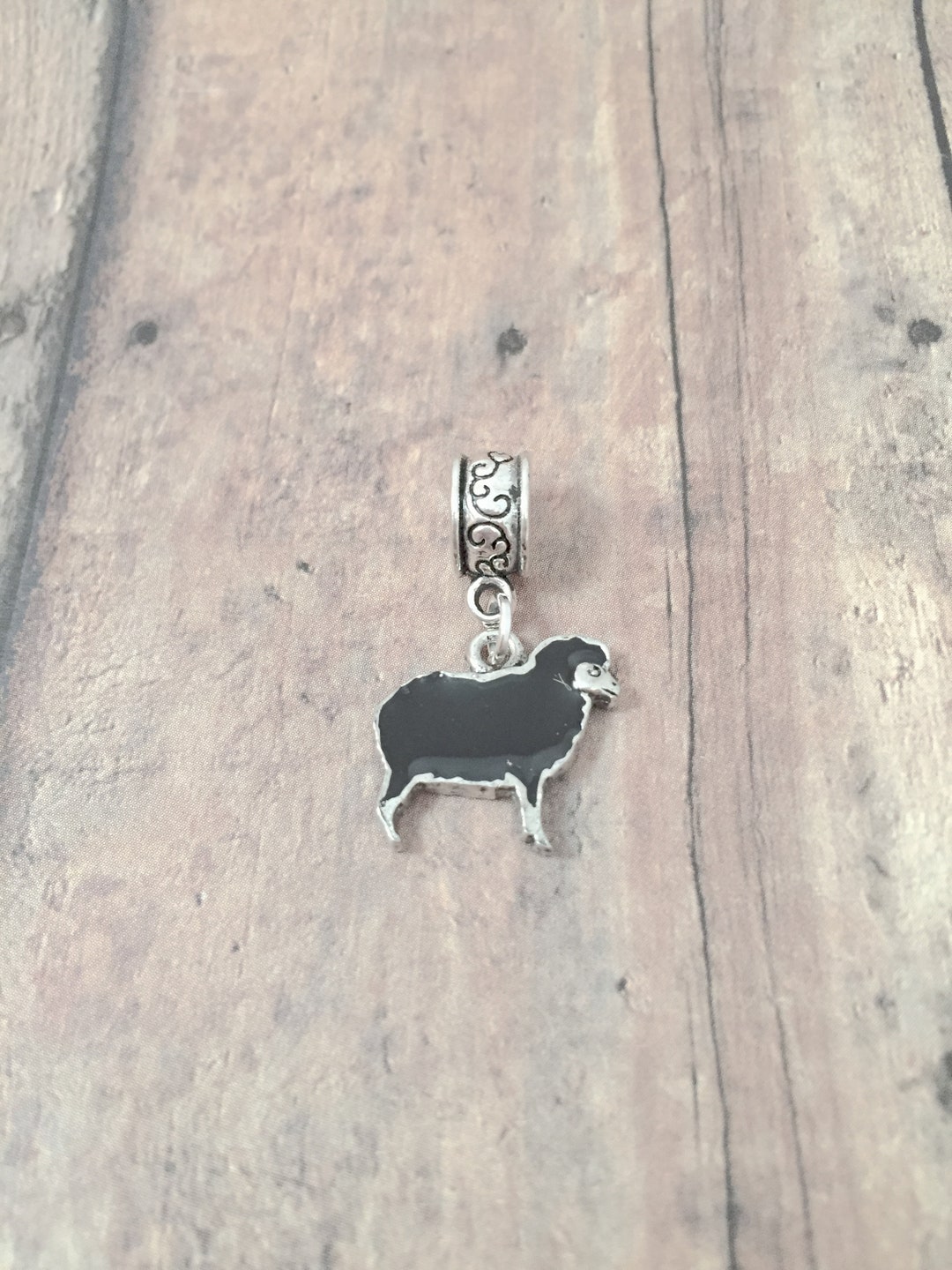 Black Sheep Pendant 1 Piece Black Sheep Charm, Farm Charm, Sheep ...