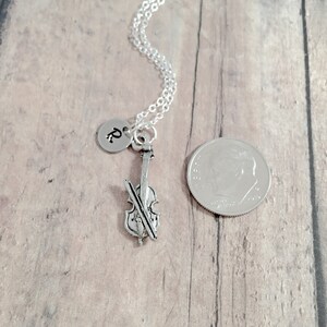 Cello Initial Necklace - Cello Jewelry, Music Jewelry, Orchestra ...