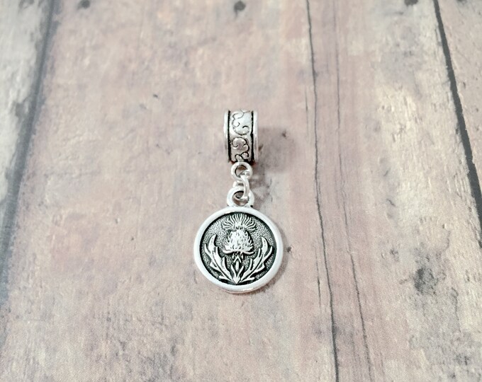 Thistle Pendant (1 Piece) - Thistle Jewelry, Flower Jewelry, Scotland ...
