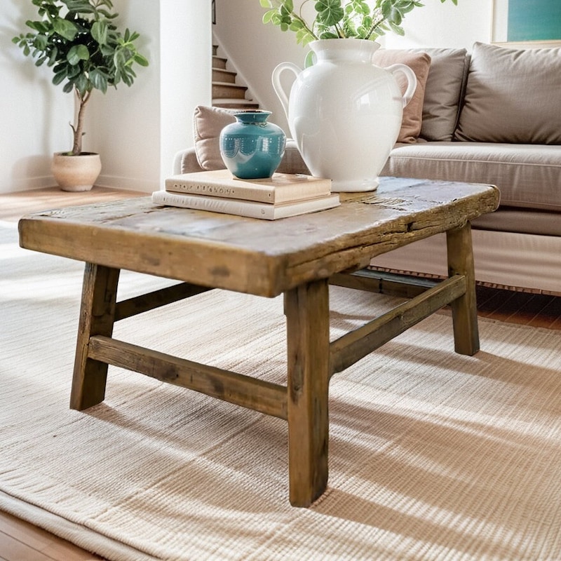 Reclaimed Wood Rustic Coffee Table - Etsy
