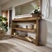 Oak Wood Rustic Reclaimed Console Table, Farmhouse Hallway Entryway ...