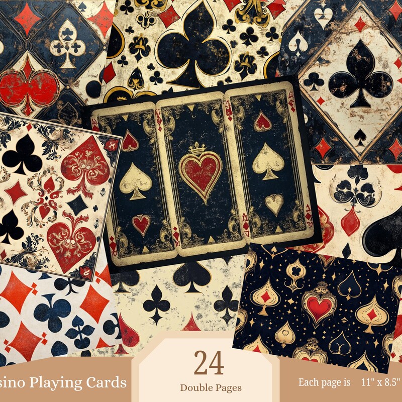 Vintage Playing Cards - Etsy