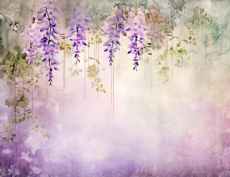 Wisteria Junk Journal Kit Vintage Floral Beautiful Journal Digital ...