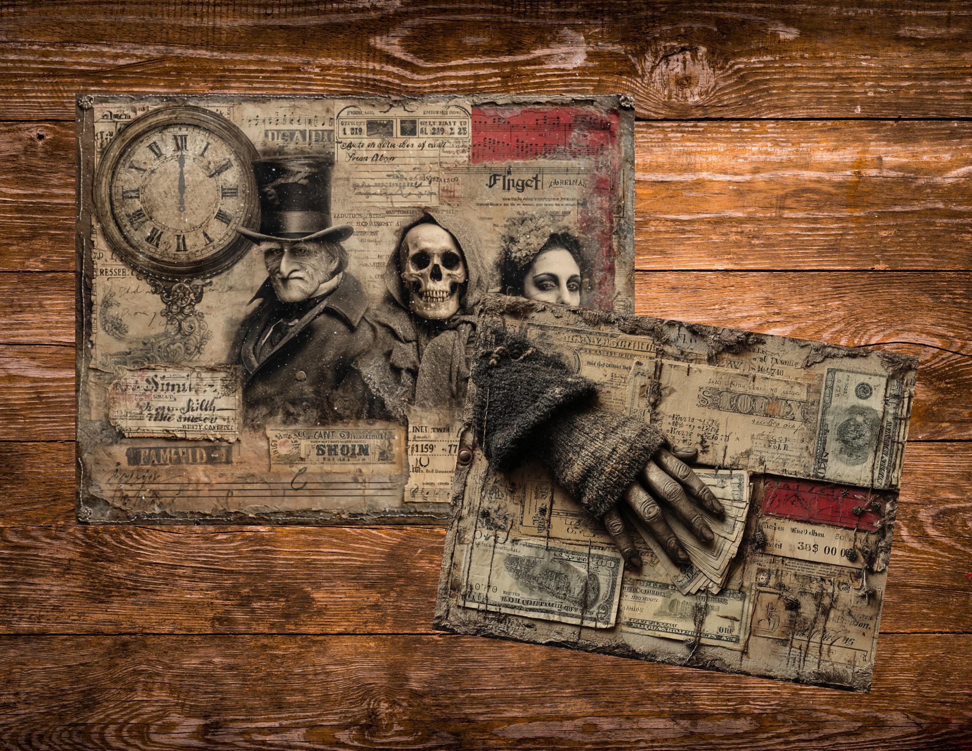 A Christmas Carol Printable Papers Junk Journal, Scrooge Printable ...