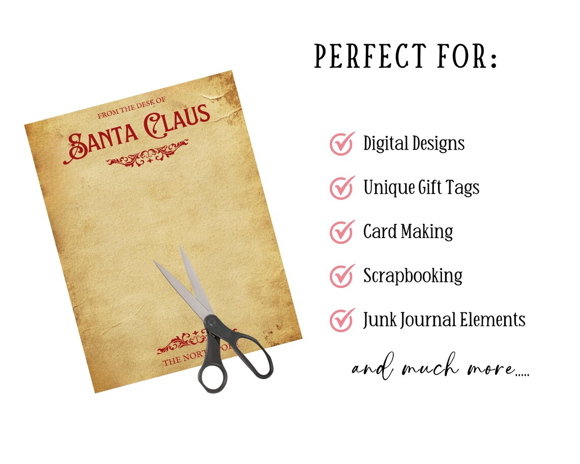 6 Vintage Christmas Papers Vintage Christmas Background, Christmas Note ...