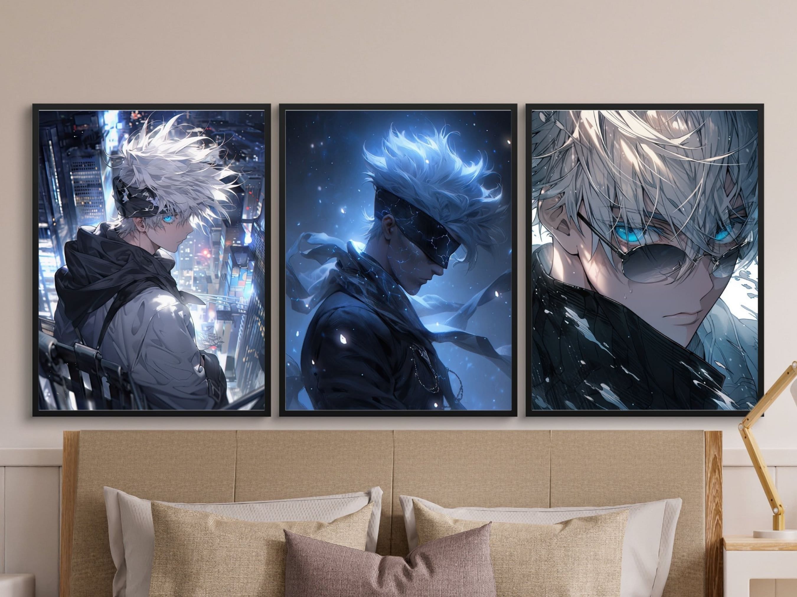 Premium Gojo Wall Art | Japanese Anime Manga | Anime Fan Art | Anime ...