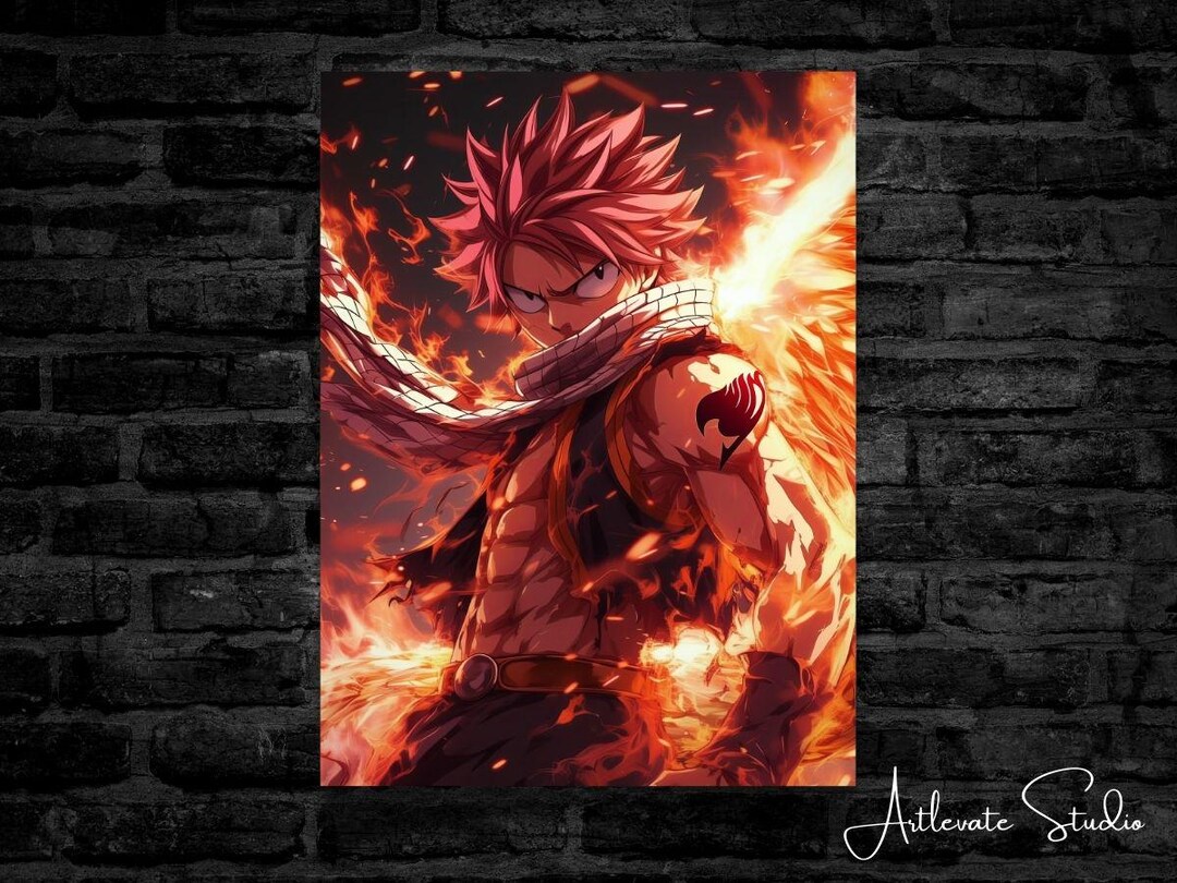 Unique Anime Metal Wall Art - Premium Aluminum Print, Modern Wall Decor ...