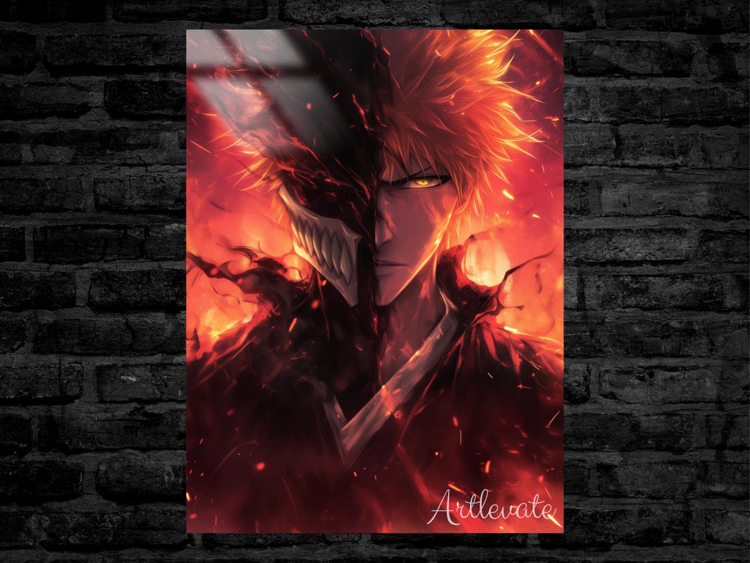 Anime Metal Wall Art, Premium Anime Art Print, Anime Fan Art, Anime ...