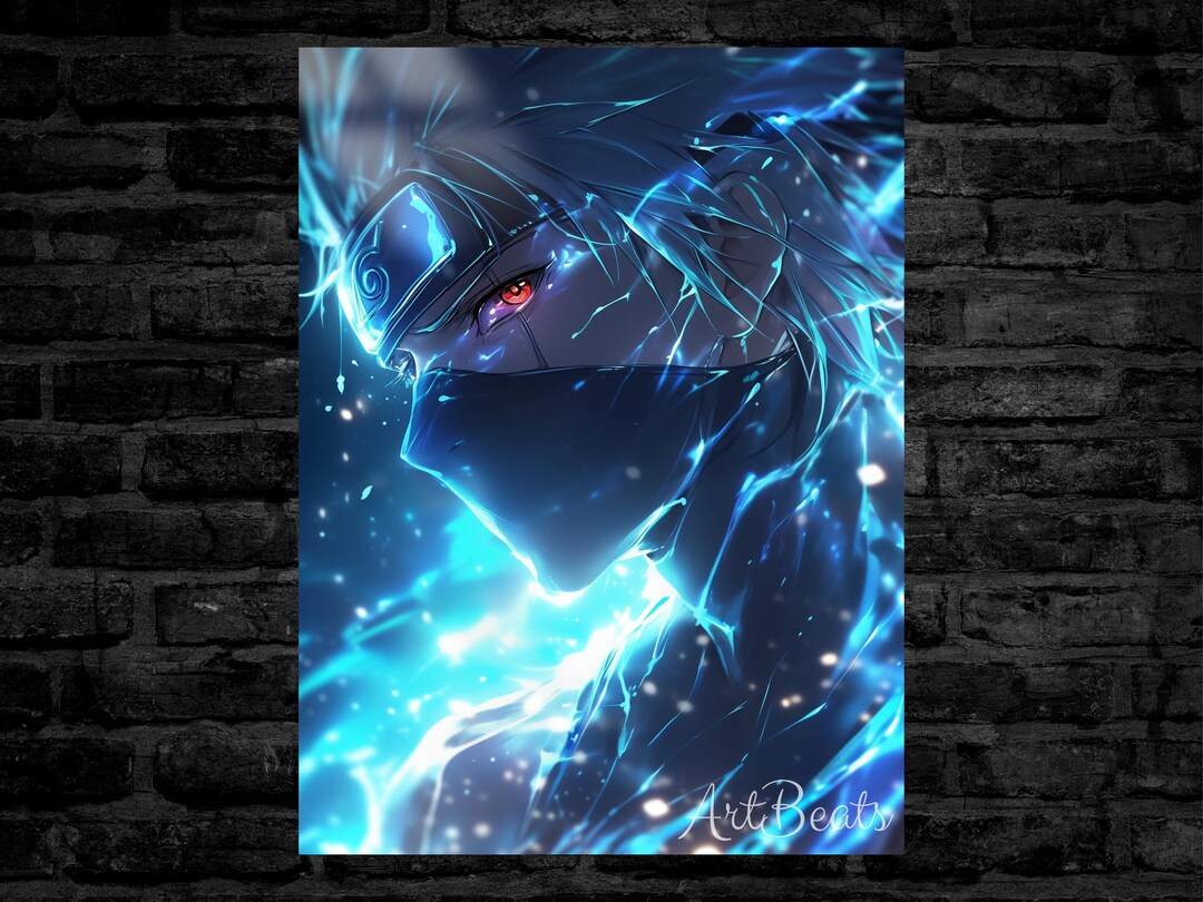 Premium Anime Metal Wall Art Gamer & Anime Fan Room Decor Modern Wall ...