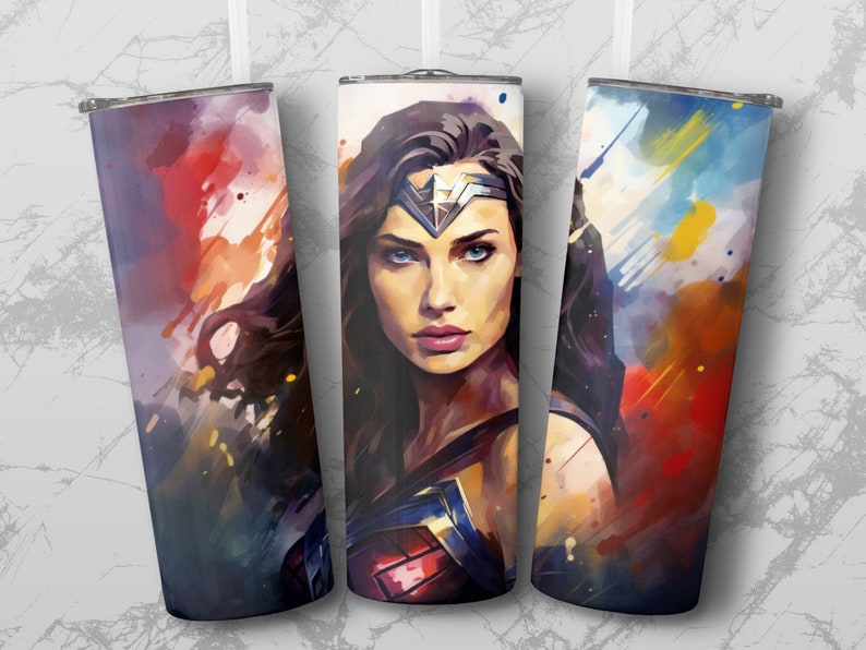Premium Comic Superheroes Tumbler Art Straight and Tapered Sublimation ...