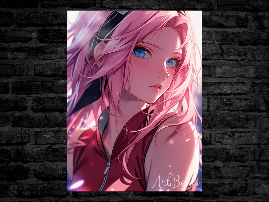 Premium Anime Metal Wall Art Gamer & Anime Fan Room Decor Modern Wall ...