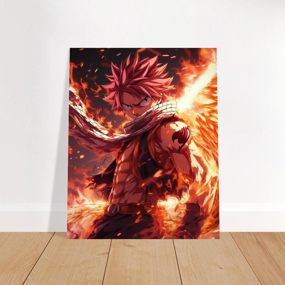 Unique Anime Metal Wall Art - Premium Aluminum Print, Modern Wall Decor ...