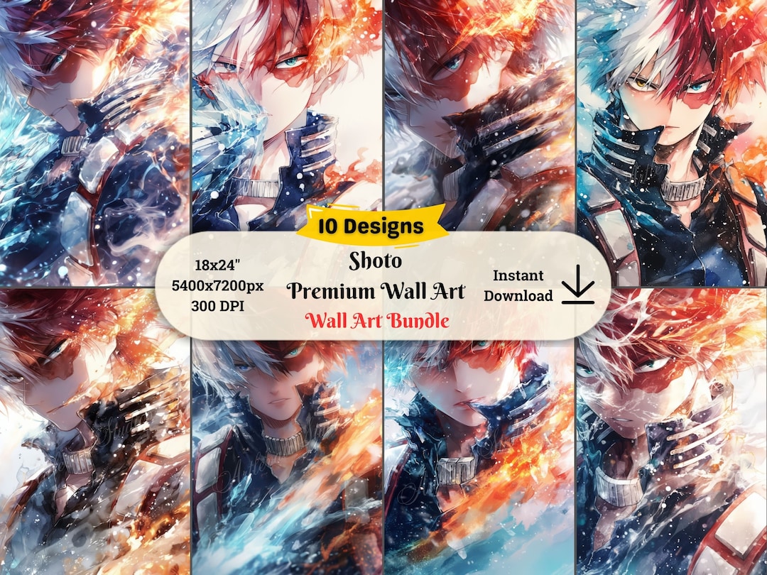 Shoto Wall Art | Japanese Anime Manga | Anime Fan Art | Anime Character ...