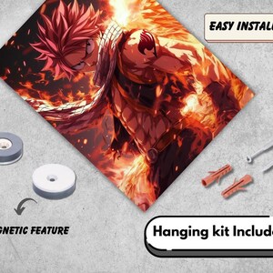 Unique Anime Metal Wall Art - Premium Aluminum Print, Modern Wall Decor ...