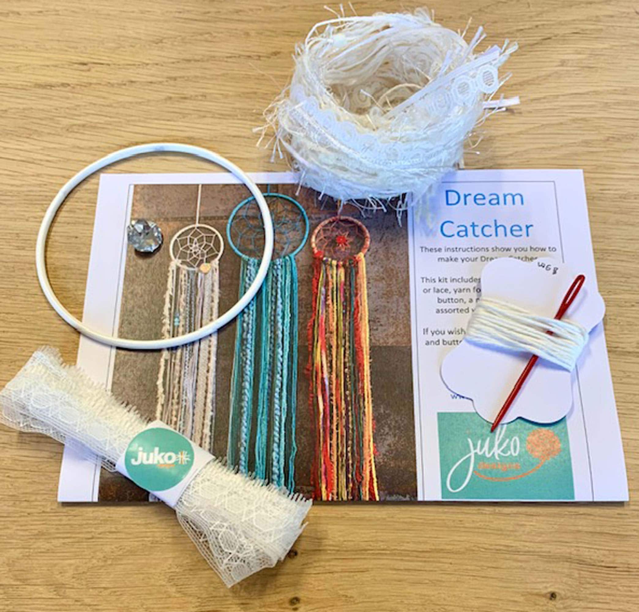 Dream Catcher Kit Craft Kits Gift DIY Dream Catcher Boho - Etsy UK