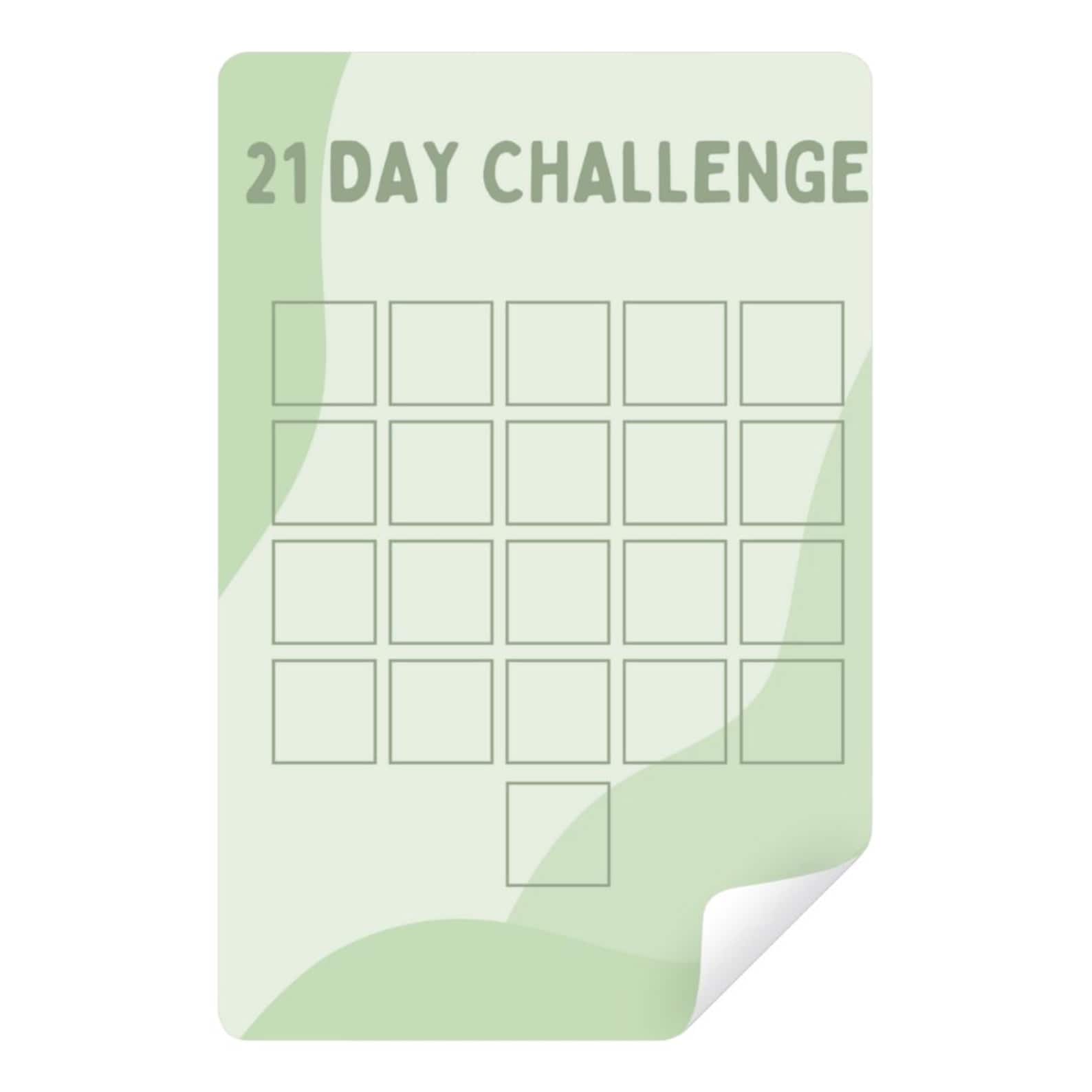 21 Day Challenge, Habit Tracker/builder, Digital Instant Download, Pdf ...