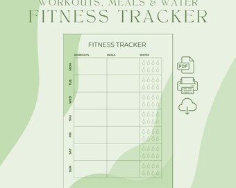 Meal Planner, Meal Prep, Food Planner, Health & Wellness Planner ...