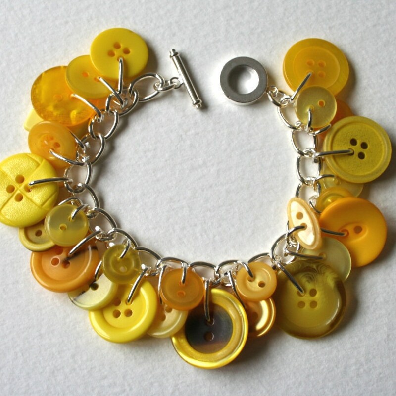 Button Bracelet - Etsy