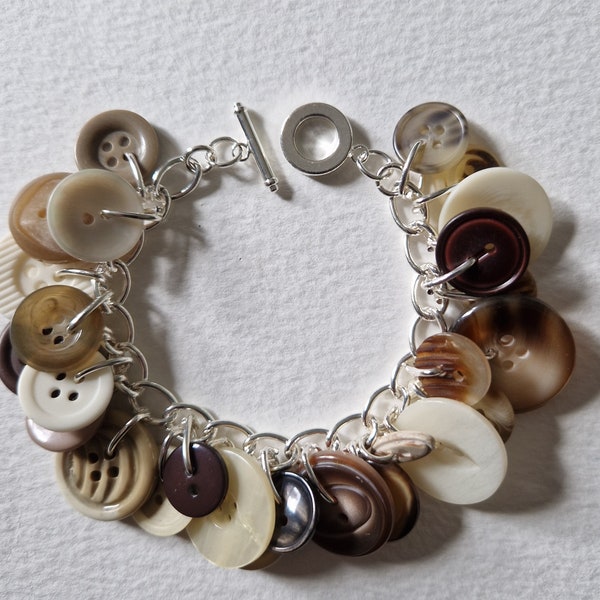 Button Bracelets - Etsy